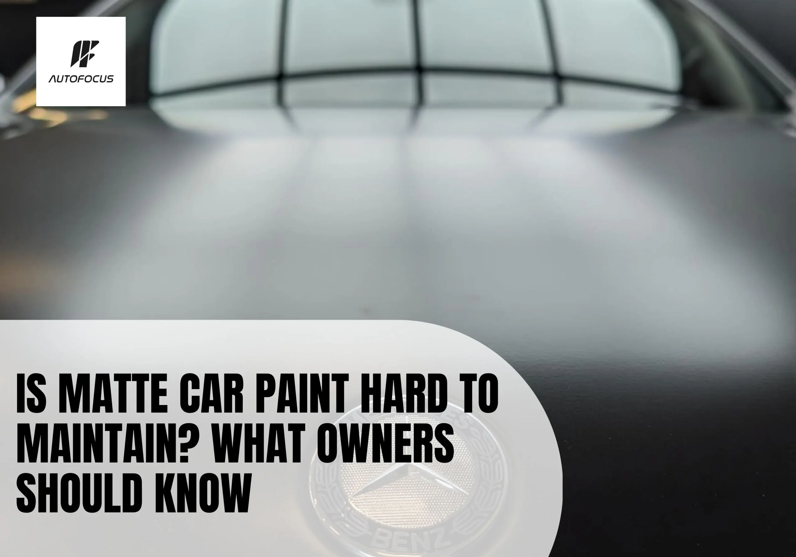 Is Matte Car Paint Hard to Maintain?